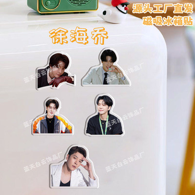 徐海乔冰箱贴磁吸亚克力装饰