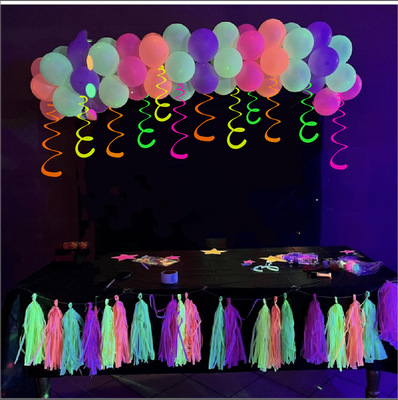 Night party party decoration, flower decoration, birthday de