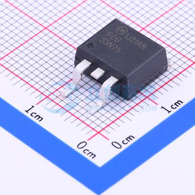 FDB33N25TM D2PAK(TO-263) 场效应管(MOSFET) onsemi(安森美)全新