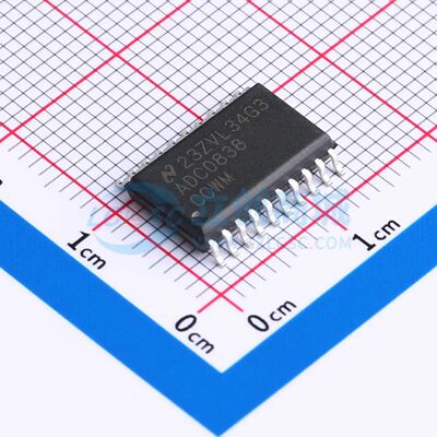 ADC0838CCWM/NOPB SOIC-20-300mil 模数转换芯片ADC TI全新正品原