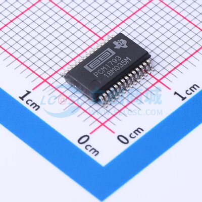 PCM1793DBR SSOP-28 ADC/DAC-专用型 TI全新正品原装 电子元件配