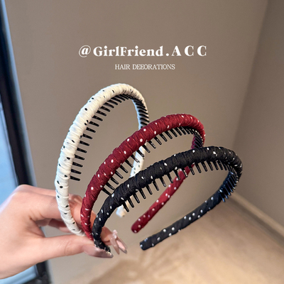 防滑带齿发箍高颅顶！girlfriend