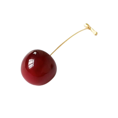 仿真樱桃胸针！girlfriend