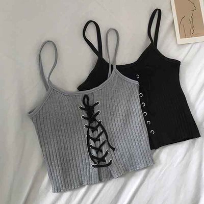 Female Solid Crop Top Feminino Tops For Women Summer纯色内搭