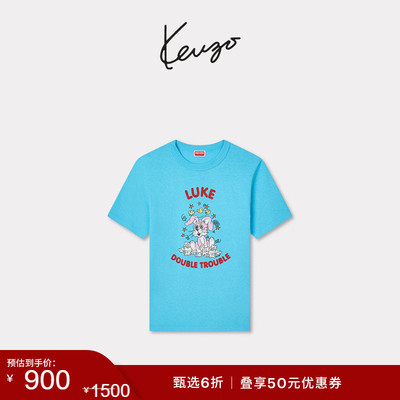 【季末特惠】KENZO 26春夏新品 男女同款兔子图案短袖T恤衫