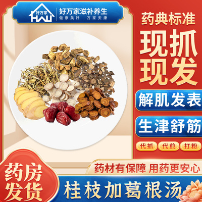 桂枝加葛根汤伤寒论解肌发表生津舒筋经典方大药房按方抓药中药材