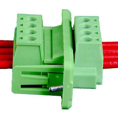 线束穿墙端子免焊对接插拔公母