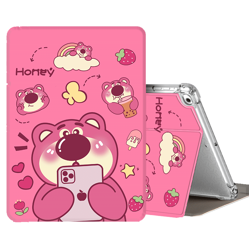 iqoo卡通气囊透明防摔外壳