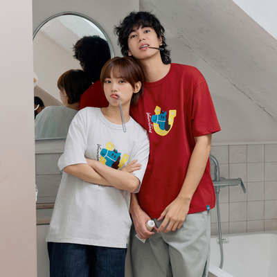 warmtrees2026SS噗噜小马系列U型马蹄铁短袖T恤