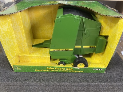 ertl1/16约翰迪尔John Deere 566 Baler拖拉机拖挂草料打捆机模型