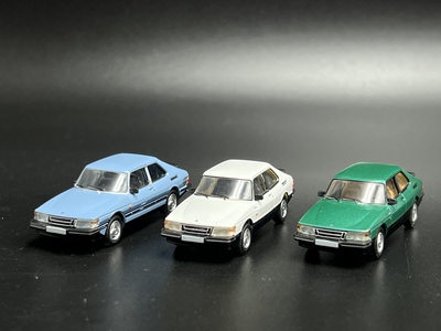 PCX 1:87 萨博 Saab 900 turbo 硬顶 HO比例 汽车模型 散包微瑕
