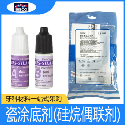BISCO Bis-Silane瓷涂底剂(硅烷偶联剂) A/B液各6mL/瓶，B-3210P