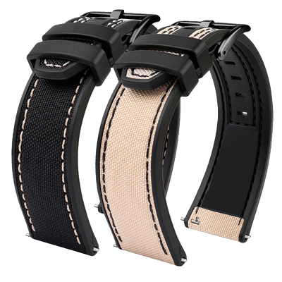 手表带适配美度舵手M038防水尼龙