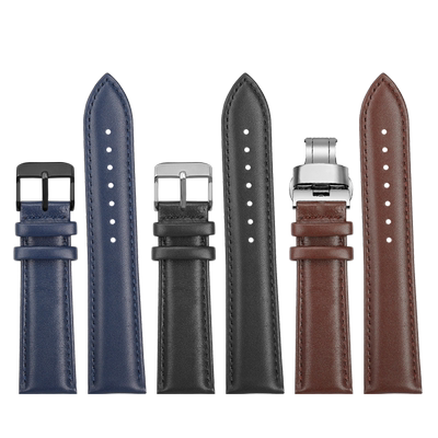 适配宝珀五十寻5000真皮手表带男