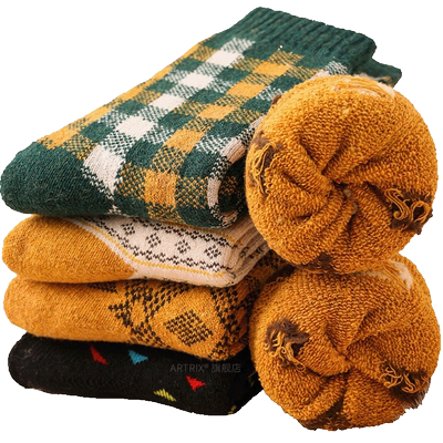 加厚保暖袜子女羊毛袜特厚冬季