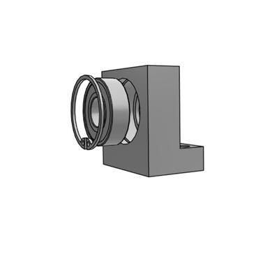 带座轴承立式 轴承座组件L型BGF01 BGLKB6902 6002 6003 6004ZZ D