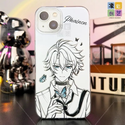 凌彩创艺星穹铁道蝴蝶流萤白厄手机壳适用苹果17promax华为vivoiqoo13小米17一加ace5红米k80至尊IMD冰川纹