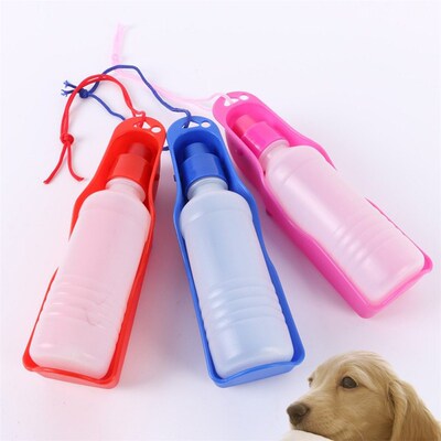 250ML Dog Travel Sport Water Bottle Outdoor Feed Drinking Bo