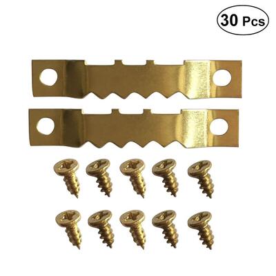 *10pcs Hooks and 20pcs Screws Picture Hangers Frame Hanging