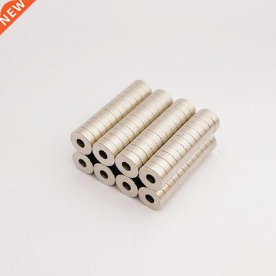 100PCS/LOT Ring Mgnet Di10 x 2 With Hole 5mm N35 Strong Nd