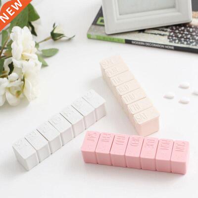 7 Days One Week Small Medicine Pill Case Pill Drug Box Mini