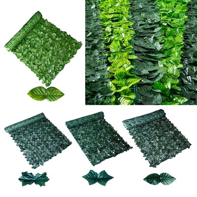Artificial Ivy Fence Screen Wall Decor Hedge Grass Panel Vin