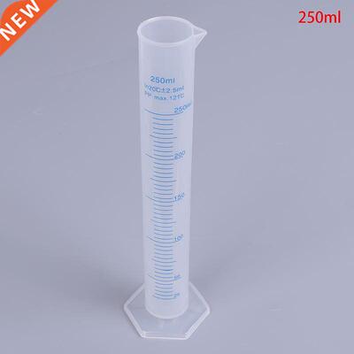 250ml Plastc Measurng Cylnder Laboratory Test Graduated