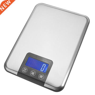 NEW Maximum Capacity 15KG/15000g 1g Slim Stainless Steel LCD