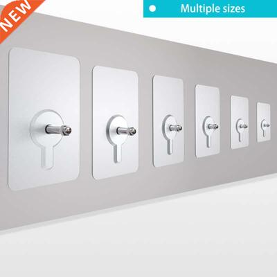 2Pcs PVC Strong Adhesive Nail Wall Poste Seamless Wall Hook