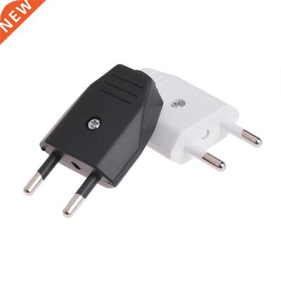 2Pcs/Set German Type European 2 Pin Plugs Network Cables 2.5