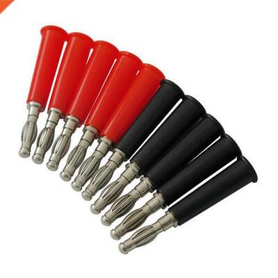 P3001 10Pcs 4mm Multimeter Test Probes Connector Banana Plug