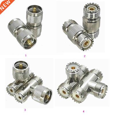 10Pcs Connector UHF PL259 SO239 to UHF Male plug &p;p; Femal