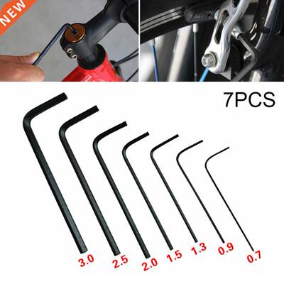 7pcs/Set Mini Hexagon Hex Allen Wrench Set 0.7/0.9/1.3/1.5/2
