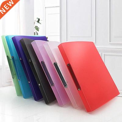 A4 Ring Binder Colorured Transparent Loose-leaf Paper File F
