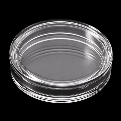 38.6mm Clear Round Acrylic Coin Capsule Storage Box Holder C