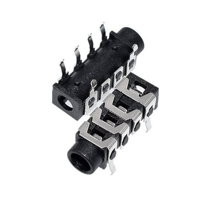 10pcs PJ-313B PJ313B Phone Jack 3.5mm 6 Contacts 4 Conductor