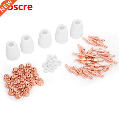 55pcs Cutter Nozzle Tip Electrode Shield Cup Gas PT31 LGK40