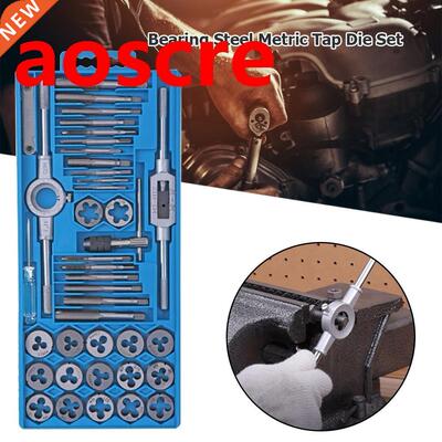 40pcs Tap Die Sets Multifunctional Metric Wrench Tapping Scr