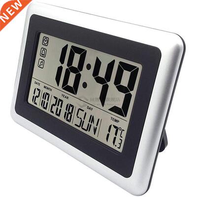 ELEG-Large Display Digital Wall Clock,Silent Desk Shelf Cloc