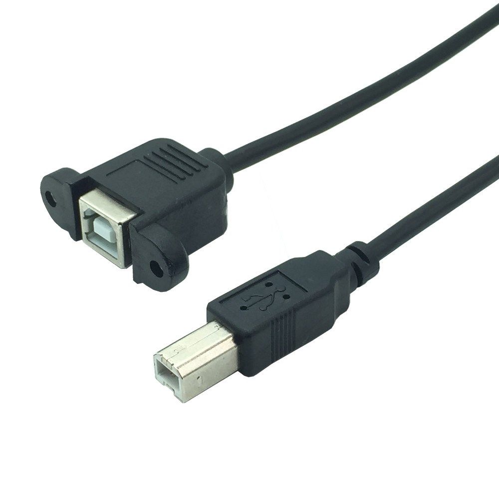1PCS Right Angle USB Type B male to USB B female Printer Pa_虎窝淘