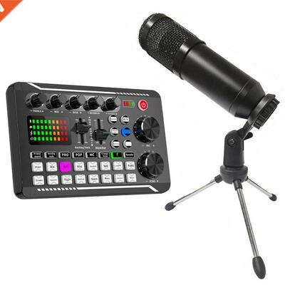 F998 Bluetooth-compatible Sound Card with BM800 USB Micropho