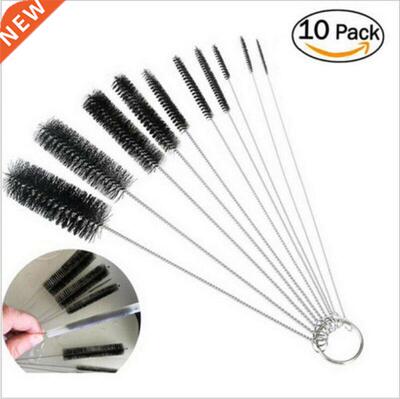 1PC Nylon Straw Brush Cleaner Bottle Tube Pipe Small Long Cu