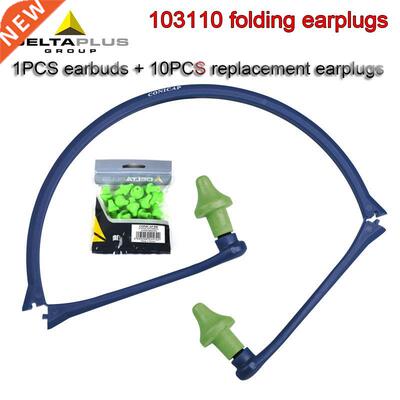 DELTAPLUS 10110 Folding earplugs 1PCS earbud bracket + 10P