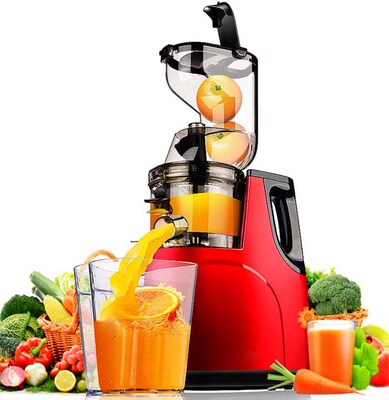 GERMAN Motor Technology New Large Mouth Slow Juicer Fruit Ve