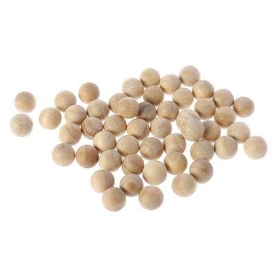 HOT NEW 50Pcs Natural Cedar Wood Moth Balls Camphor Repellen
