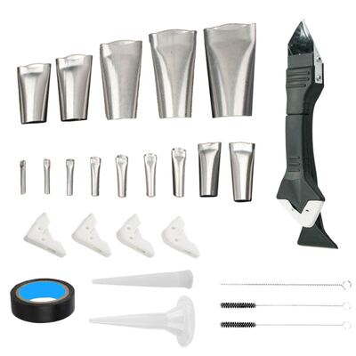 14PCS/Set Caulking Finisher Tool Kit Caulk Nozzle Silicone T