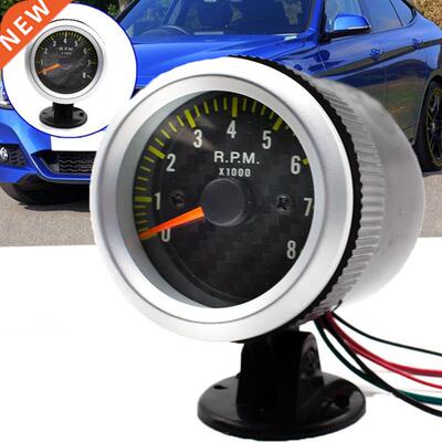 Car Tachometer Tacho Gauge 52mm Universal Car 12VLED Meter S
