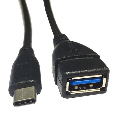 25CM USB 3.1 Type C Male To USB 3.0 A Female Angled Cable Ma