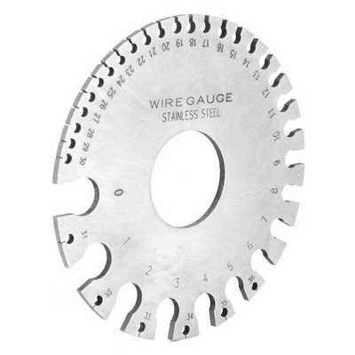 Wire Guage Metal Round Sided Round Dual Steel Round Wire Gau