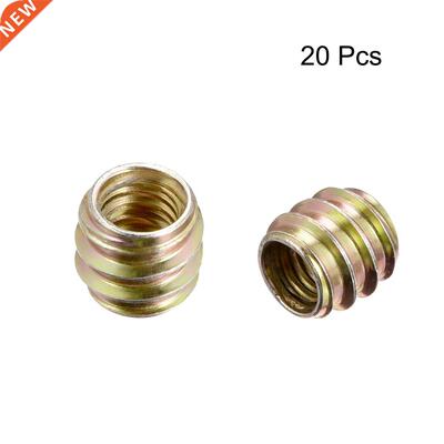 Furnture Threaded nsert Nut Carbon Steel M8 nternal Threa